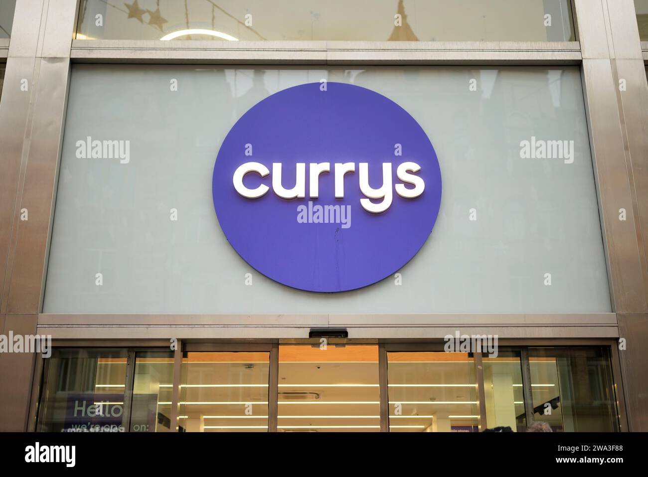 Currys electrical shop Oxford Street, London Stock Photo - Alamy