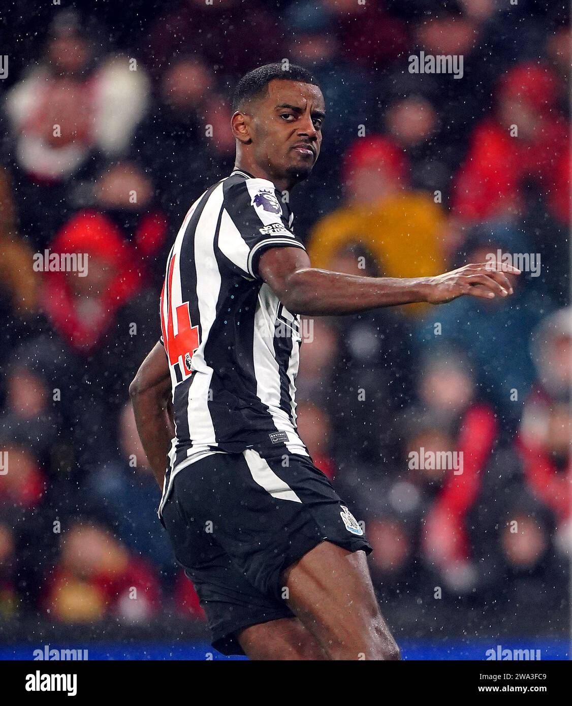 Newcastle United's Alexander Isak celebrates scoring their side's first ...