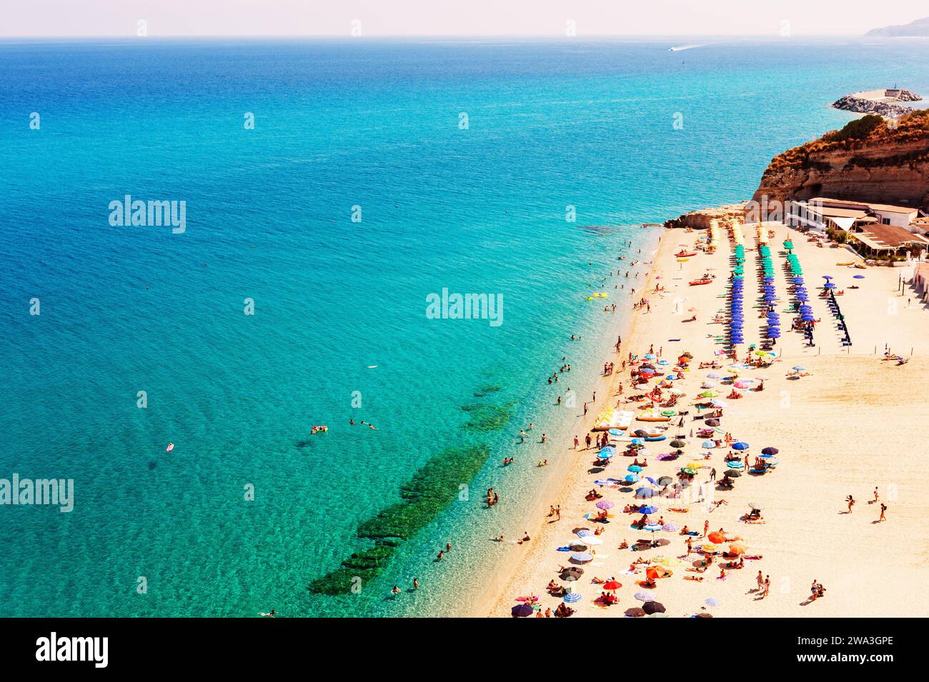 Aerial view tropea calabria beach hi-res stock photography and images ...