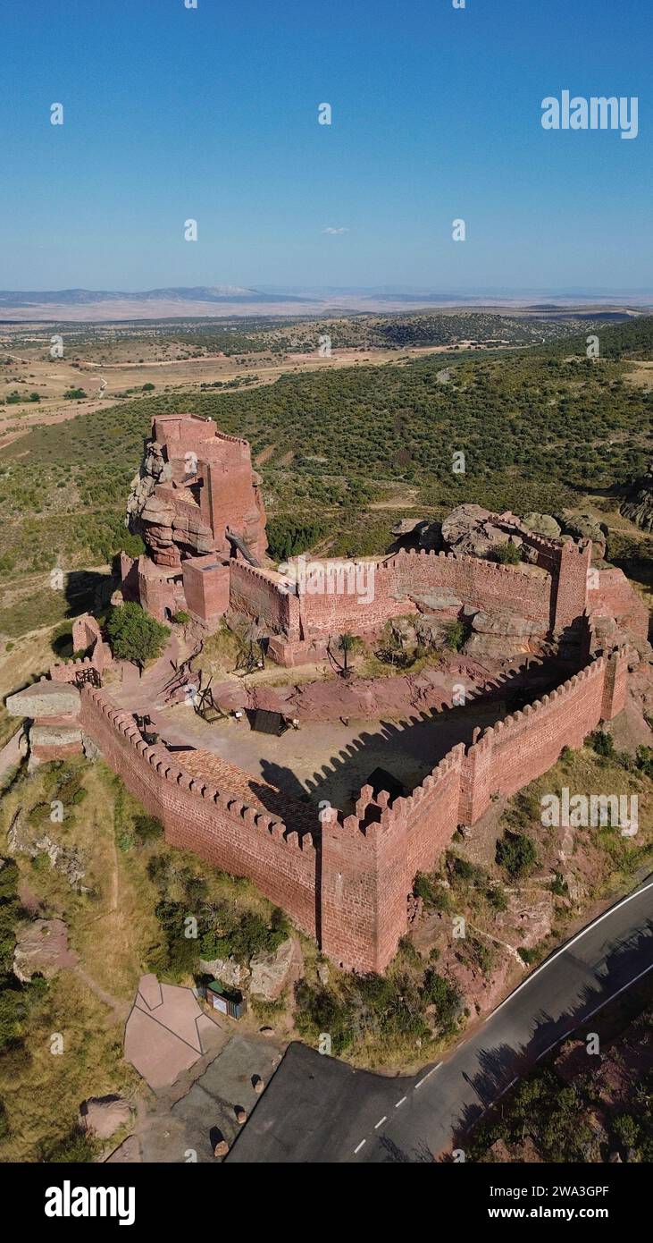 Drone photo peracense castle hi-res stock photography and images - Alamy
