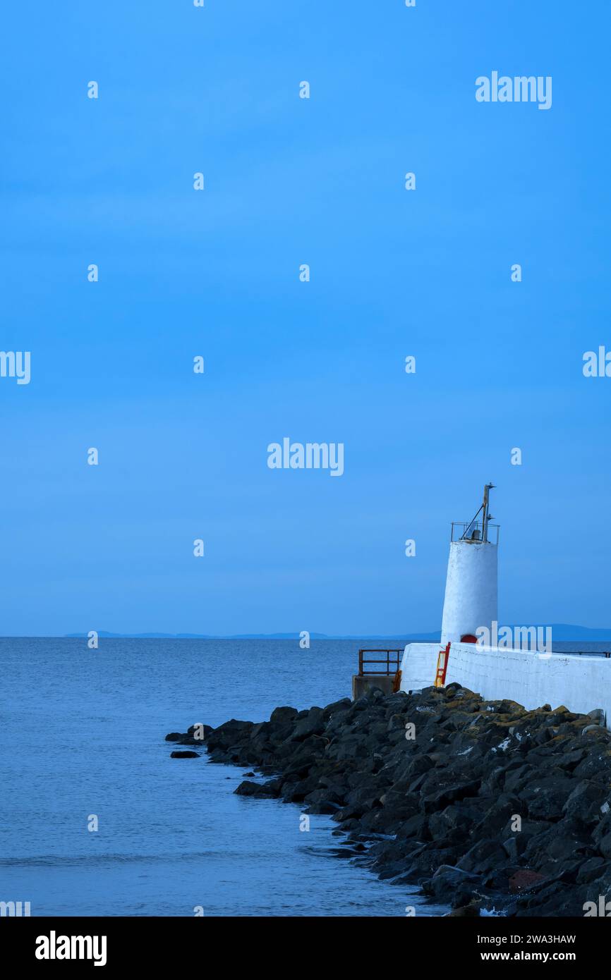 Girvan Lighthouse, Girvan, Scotland Stock Photo - Alamy