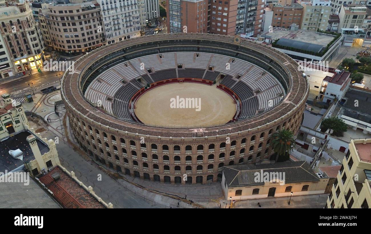 Drone photo valencia bullring hi-res stock photography and images - Alamy