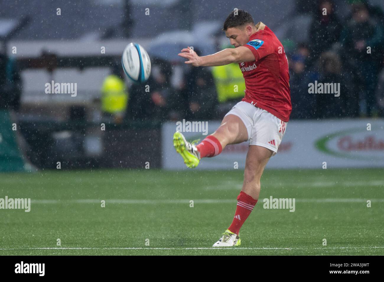 Galway, Ireland. 01st Jan, 2024. Tony Butler of Munster during the ...