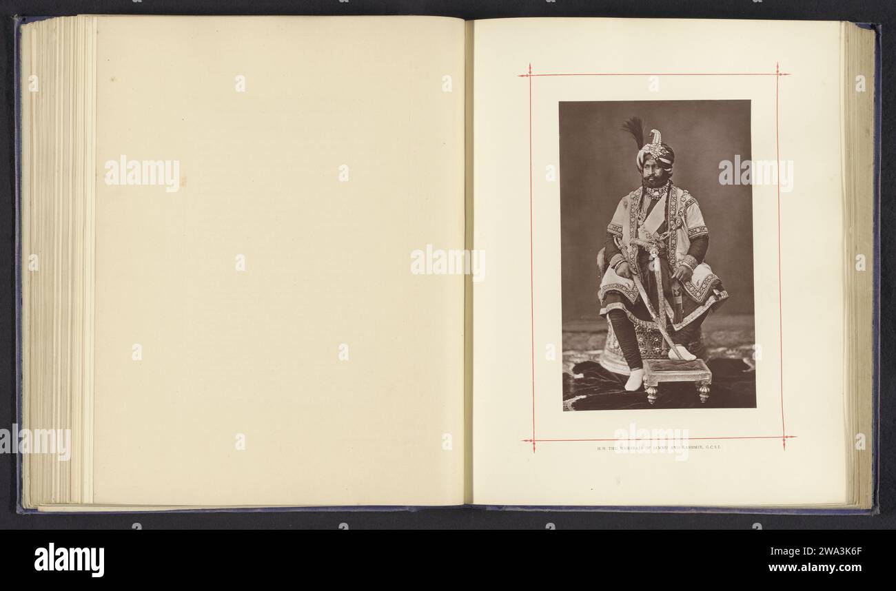 Portret van Ranbir Singh, Bourne & Shepherd, c. 1876 - c. 1877 ...