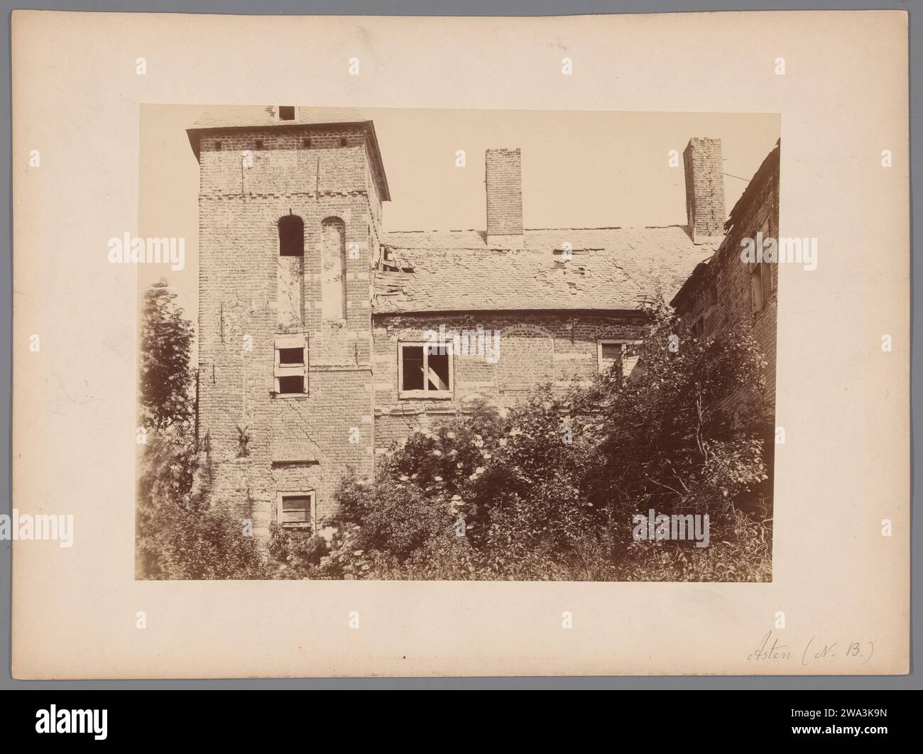 View of the Castle Ruin van Asten, Anonymous (Monumentenzorg ...