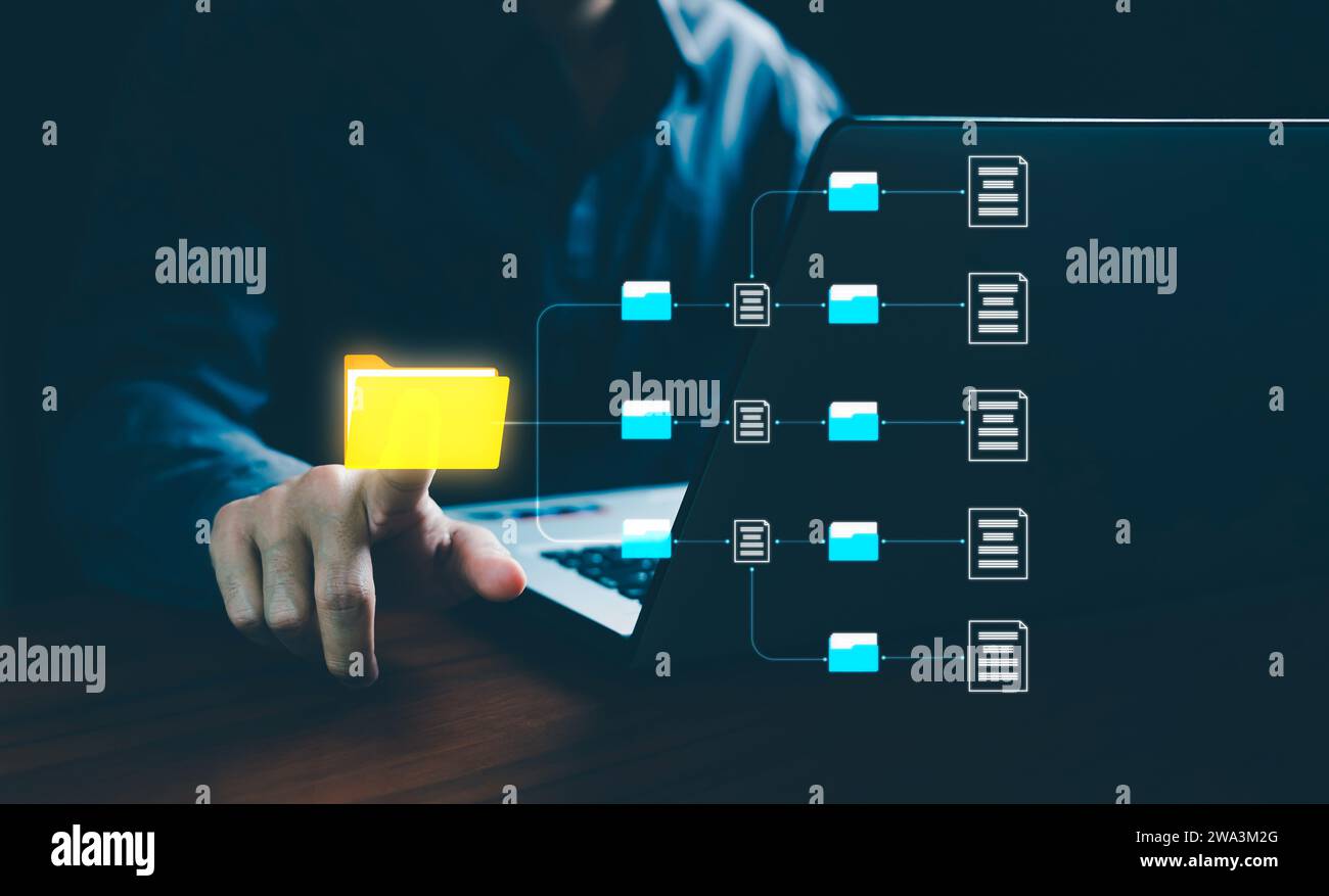 Document Management System DMS, Business processes, pointing folder ... Document Management System DMS, Business processes, pointing folder ...