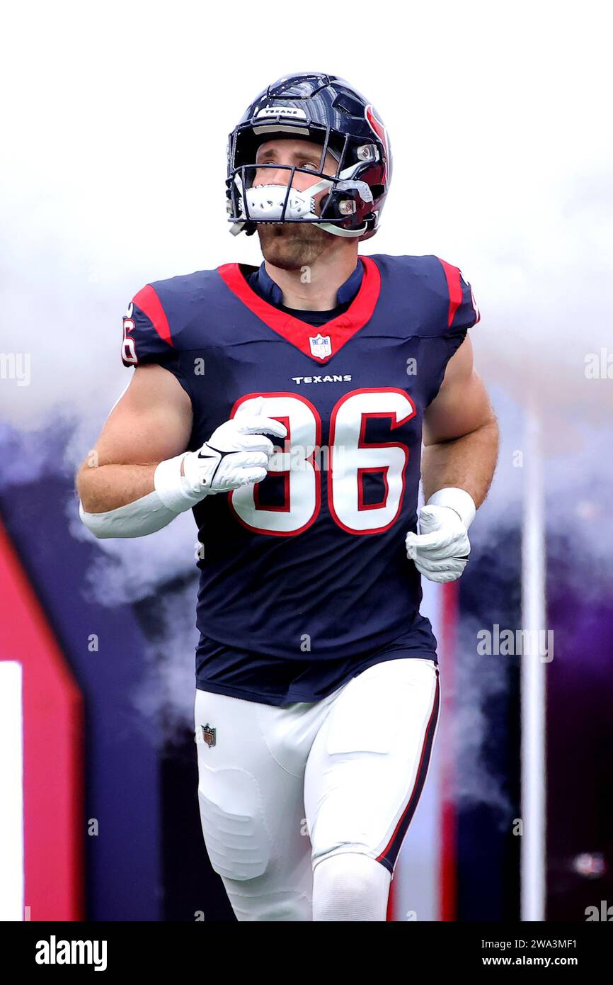 Houston, Texas, USA. 31st Dec, 2023. Houston Texans tight end Dalton ...