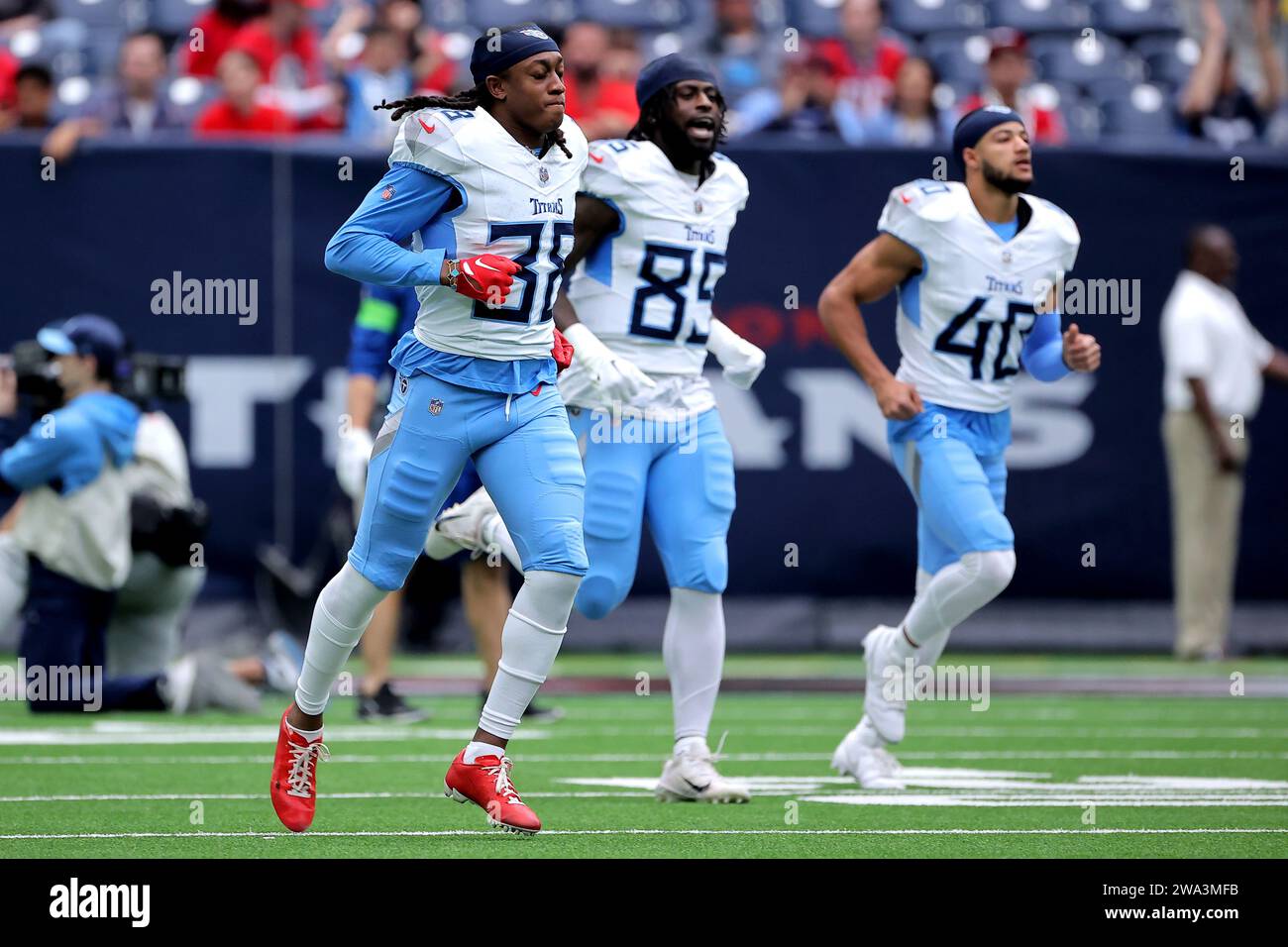 Houston, Texas, USA. 31st Dec, 2023. (From L-to-R) Tennessee Titans ...