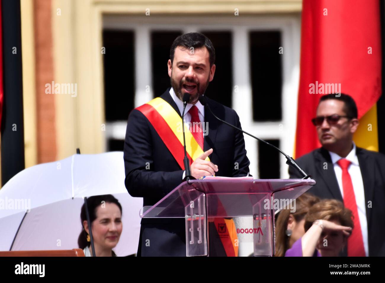 Bogota, Colombia. 01st Jan, 2024. Bogota's entering mayor Carlos ...