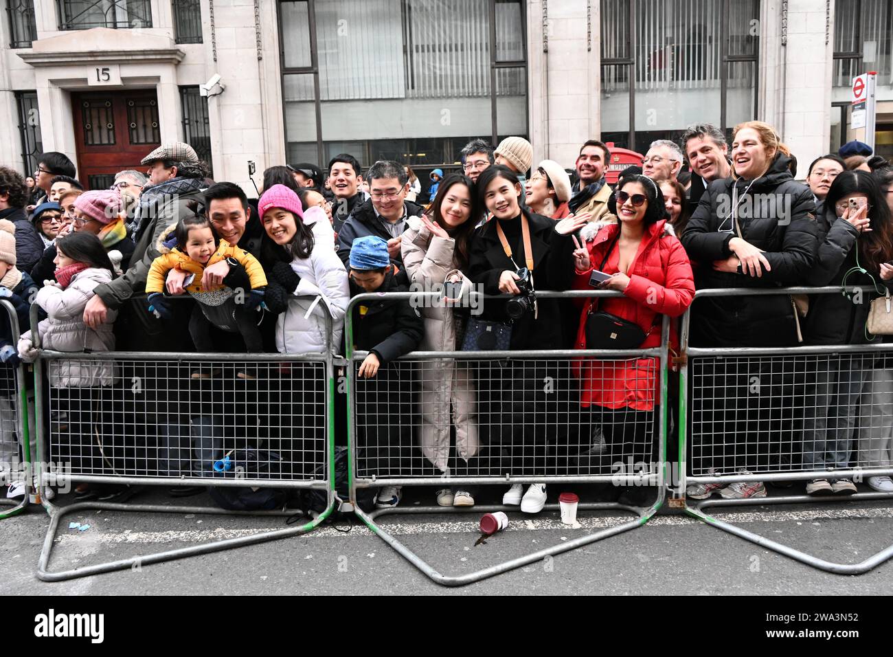London, UK. 1st Jan, 2024. London's annual New Year parade featuring hundreds of float in ...