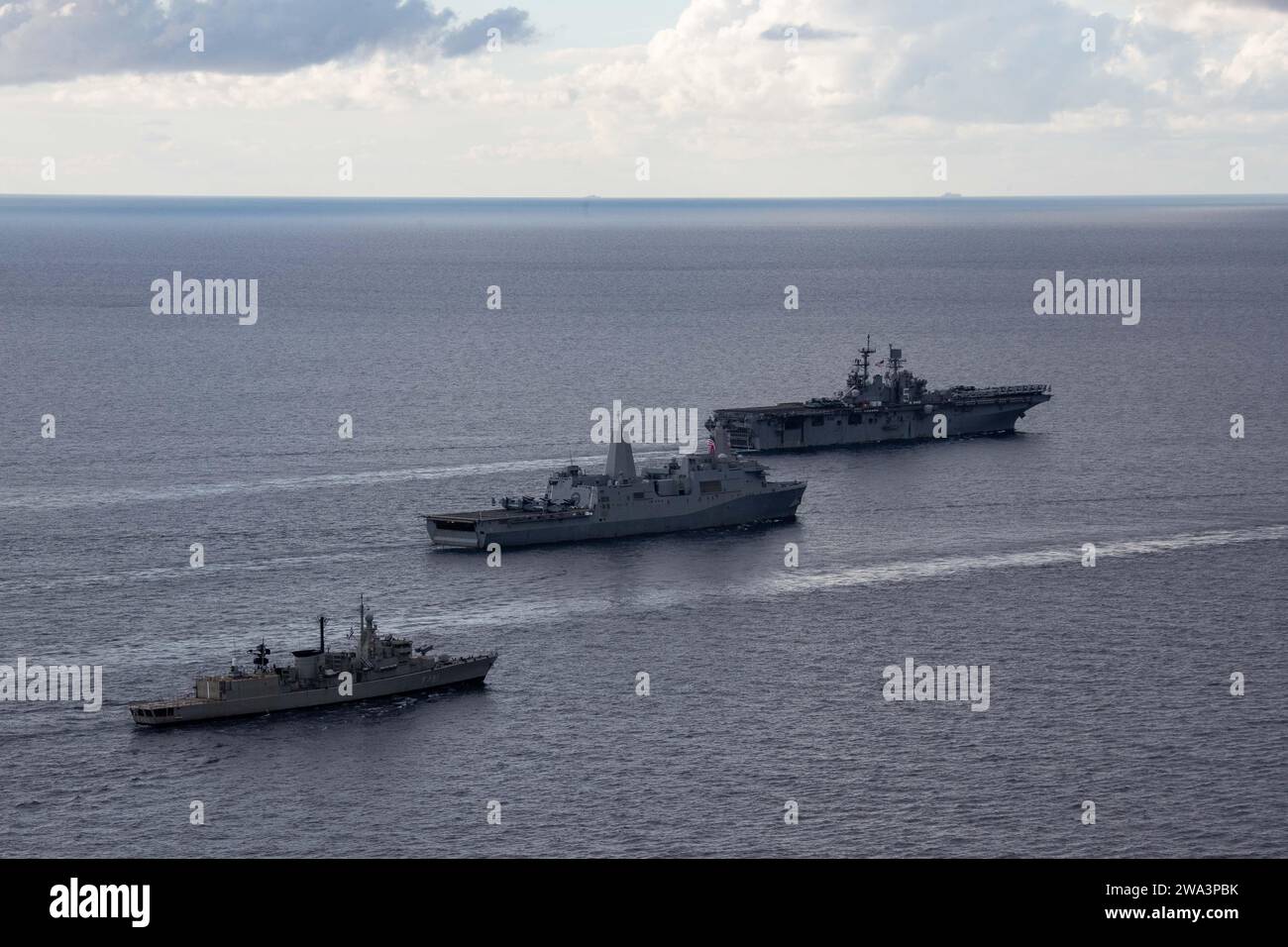 Ships from the Gerald R. Ford Carrier Strike Group (GRFCSG) and the ...