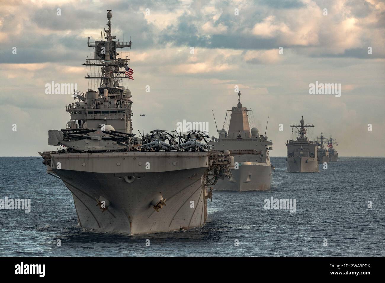 Ships from the Gerald R. Ford Carrier Strike Group (GRFCSG) and the ...