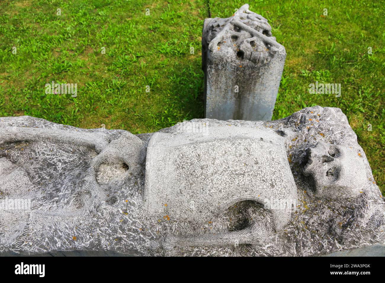 The Swedish grave, former mass grave of 300 Swedish cavalry soldiers ...