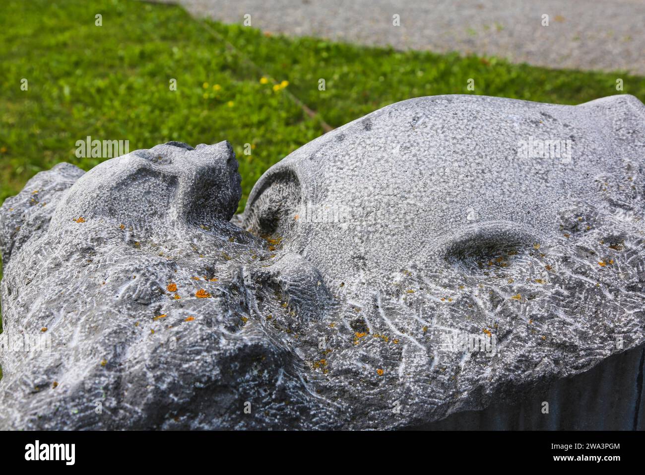 The Swedish grave, former mass grave of 300 Swedish cavalry soldiers ...