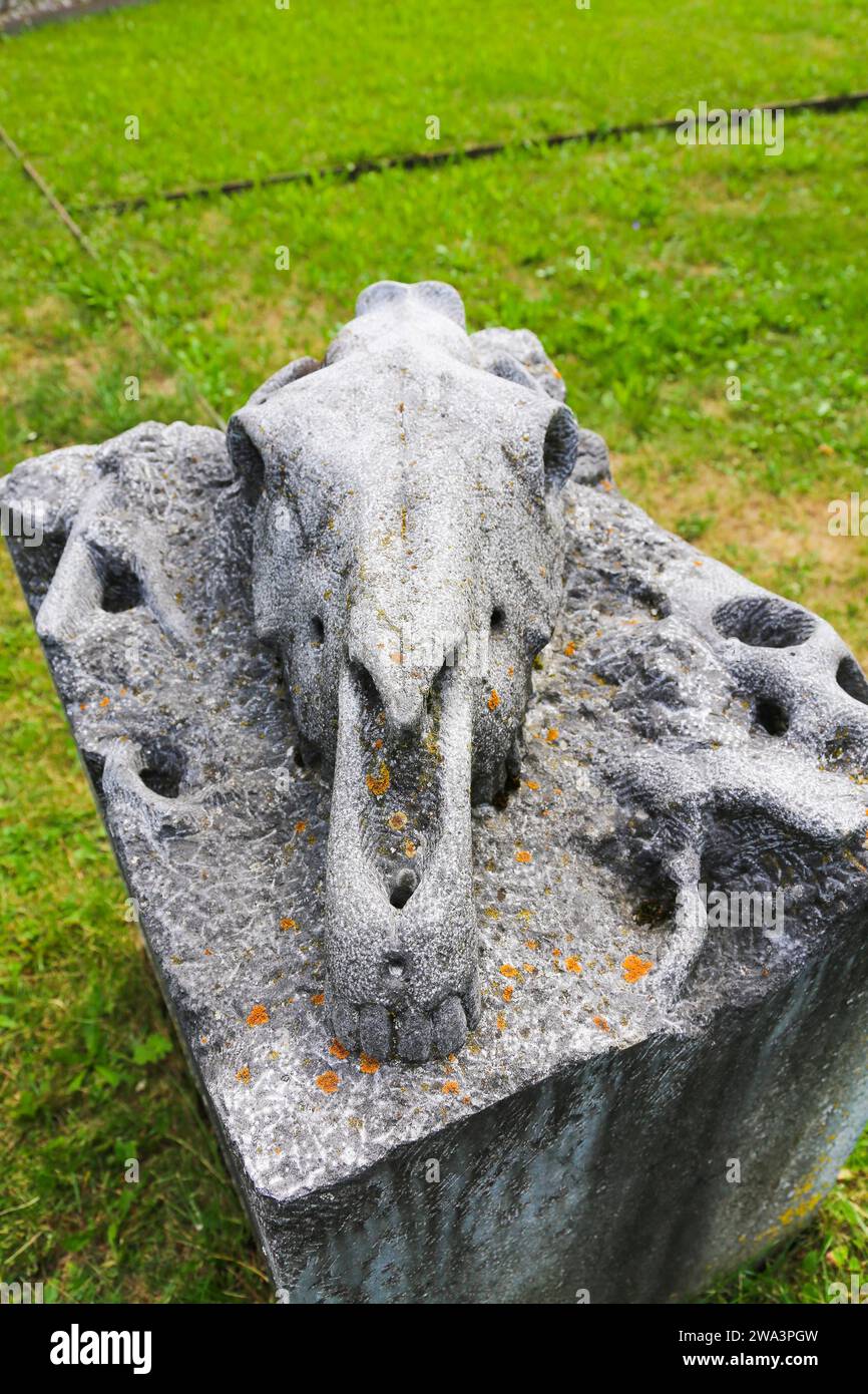 The Swedish grave, former mass grave of 300 Swedish cavalry soldiers ...