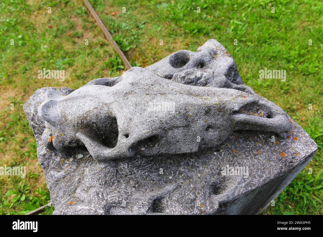 The Swedish grave, former mass grave of 300 Swedish cavalry soldiers ...