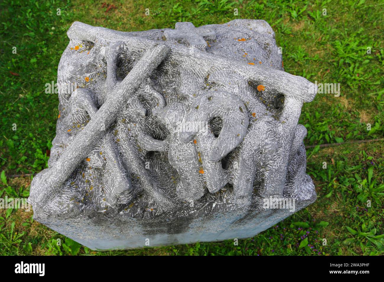 The Swedish grave, former mass grave of 300 Swedish cavalry soldiers ...