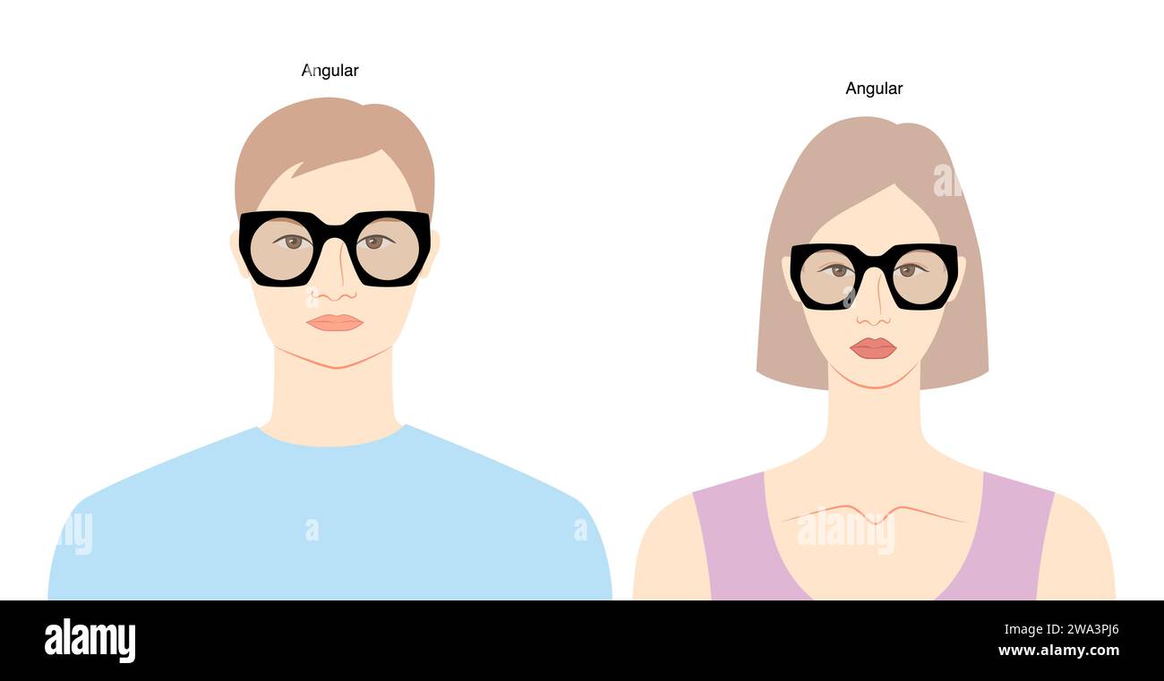 Angular white frame Stock Vector Images - Alamy