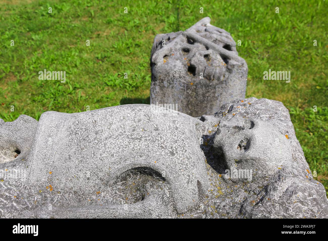 The Swedish grave, former mass grave of 300 Swedish cavalry soldiers ...