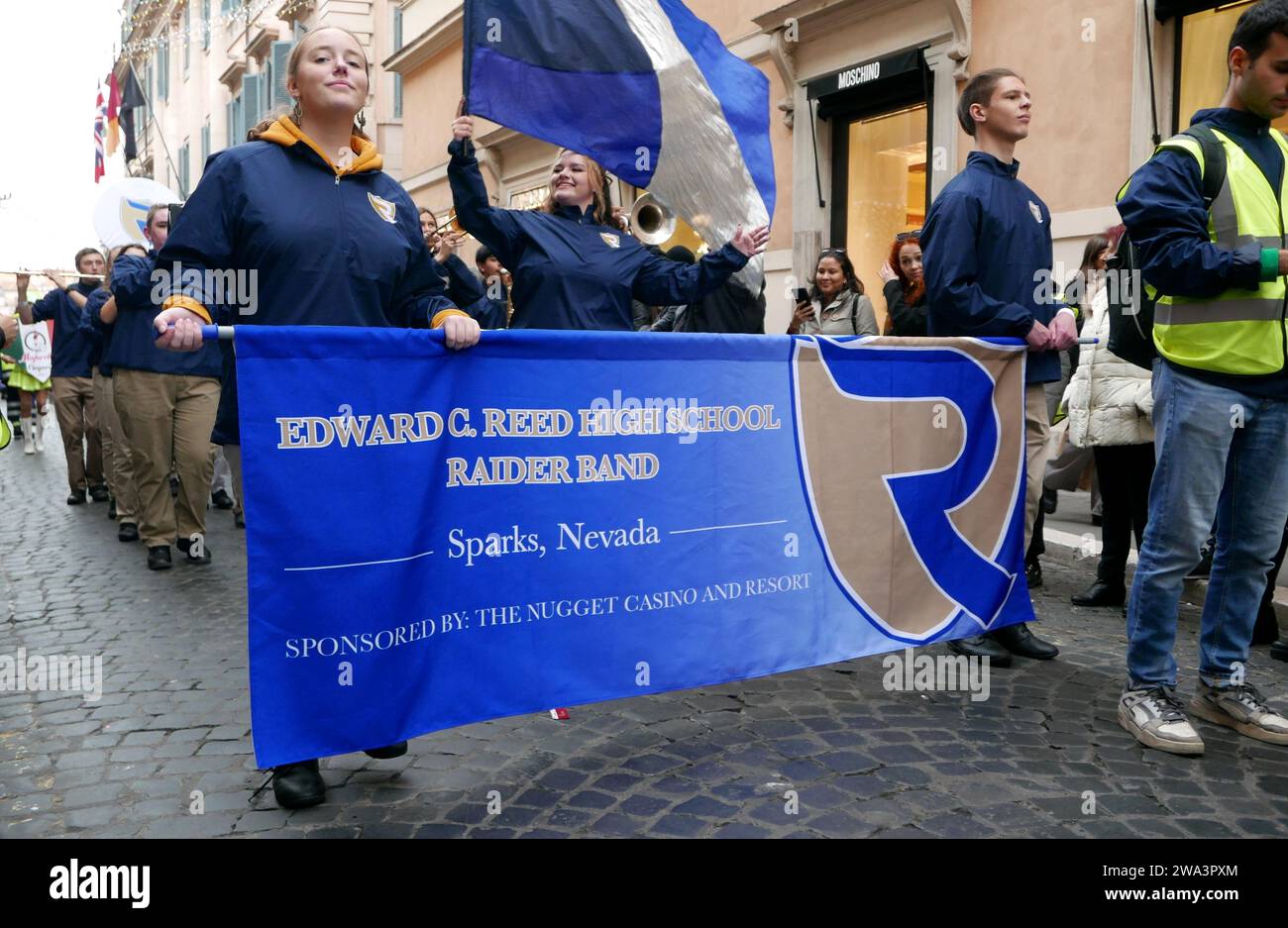 Rome, Italy. 01st Jan, 2024. A shot of New Year's Day Parade, Rome ...