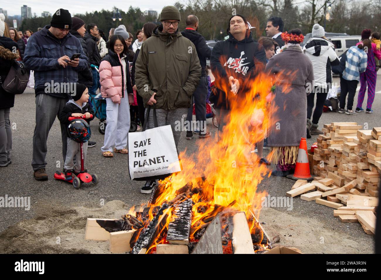 Canada. 01st Jan, 2024. VANCOUVER, BRITISH COLUMBIA - JAN 01 ...