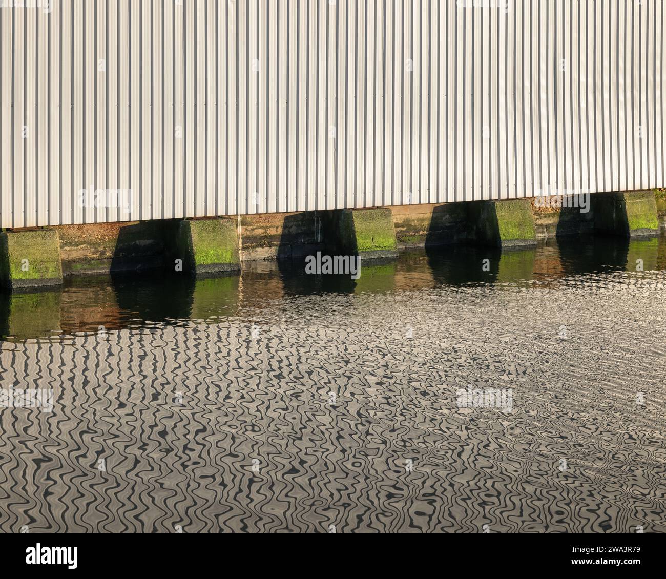 1 January 2024. Buckie,Moray,Scotland. This is a reflection of ...