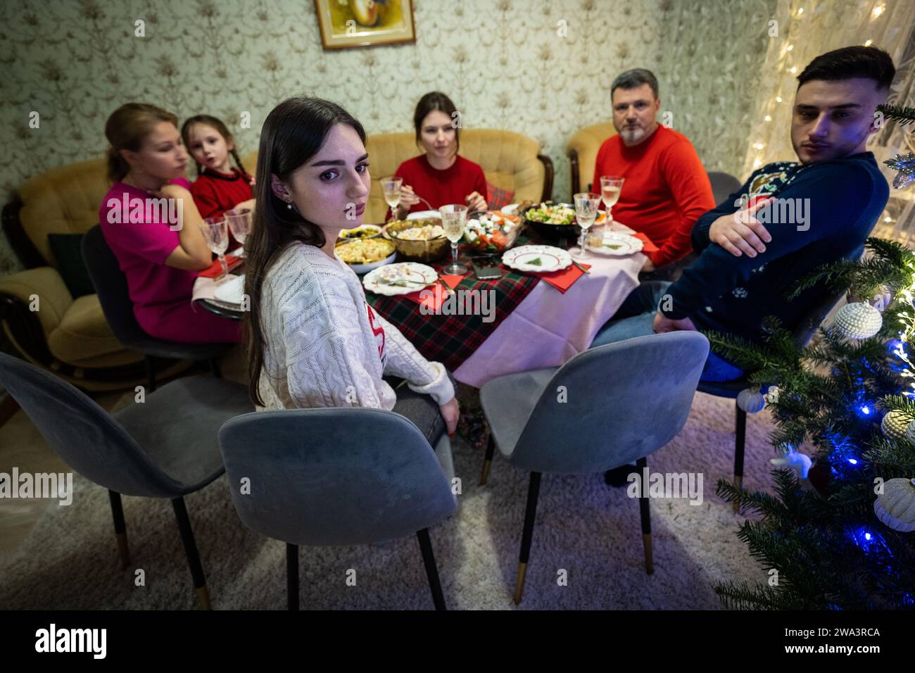 Kyiv, Ukraine. 01st Jan, 2024. Kyiv, Ukraine - January 1st, 2024 ...