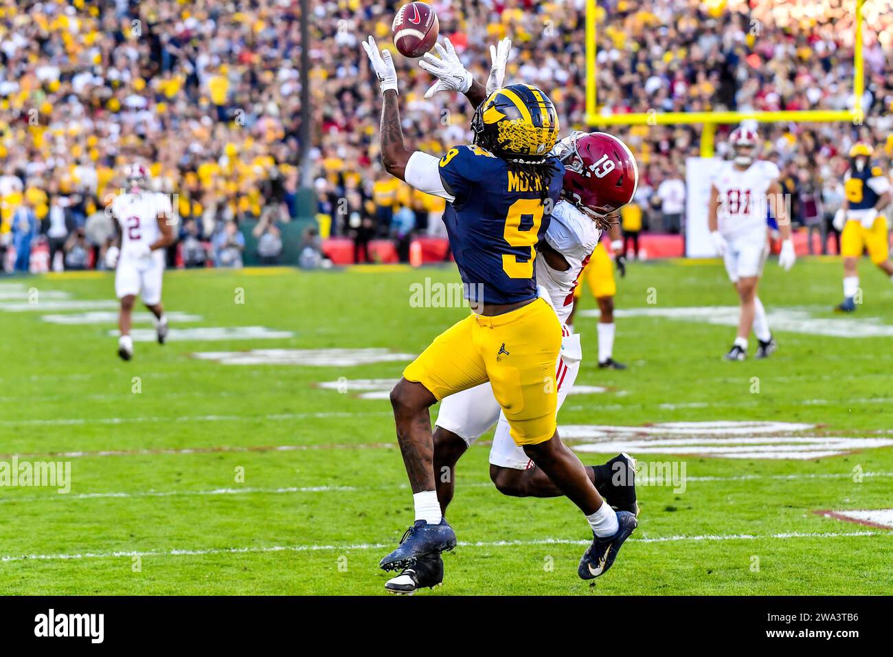 Pasadena, CA. 1st Jan, 2024. Michigan Wolverines defensive back Rod ...