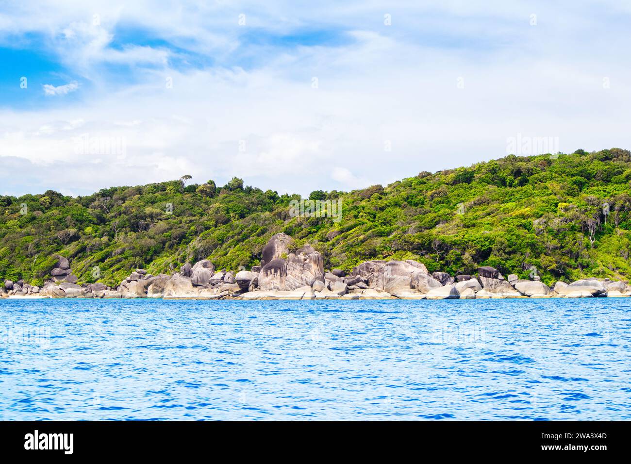 Beautiful landscape of the Similan Islands in Thailand - most famous ...