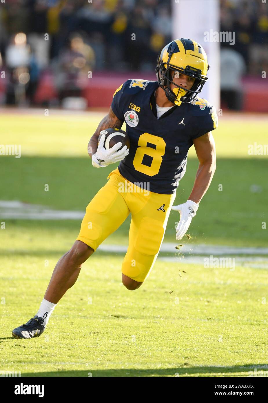 Pasadena, United States. 01st Jan, 2024. Michigan Wolverines wide ...