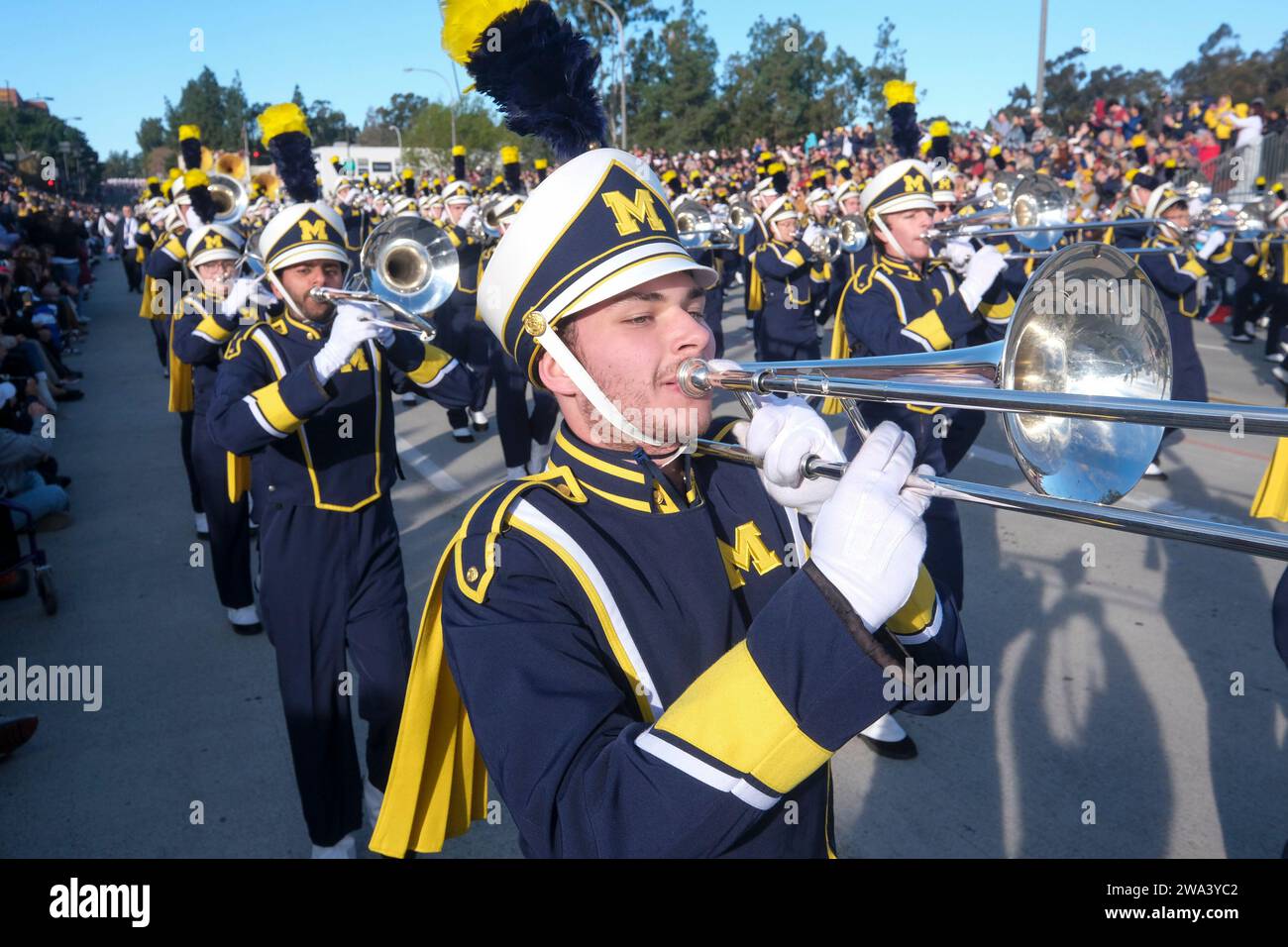 Los Angeles, United States. 01st Jan, 2024. University of Michigan ...