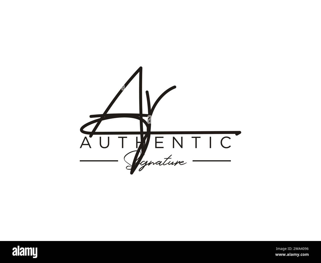 Ar signature hi-res stock photography and images - Alamy
