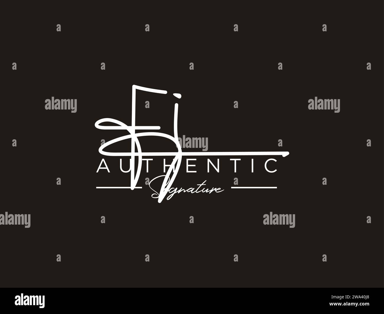 Fi logo vector vectors hi-res stock photography and images - Alamy