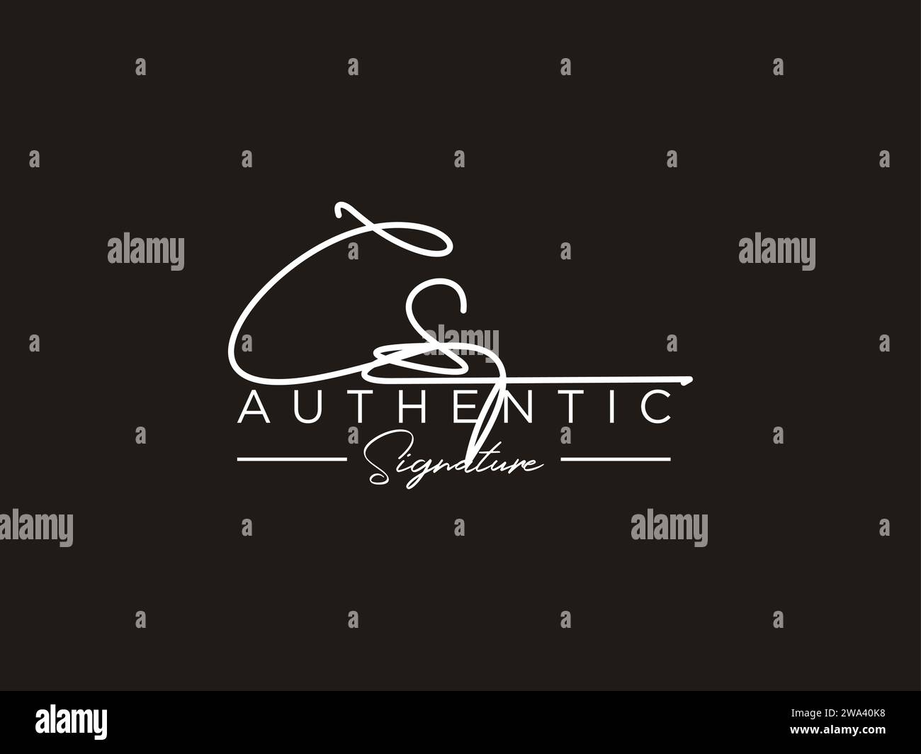 Cs clean logo Stock Vector Images - Alamy