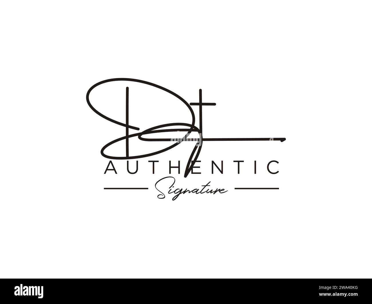 Dt signature hi-res stock photography and images - Alamy