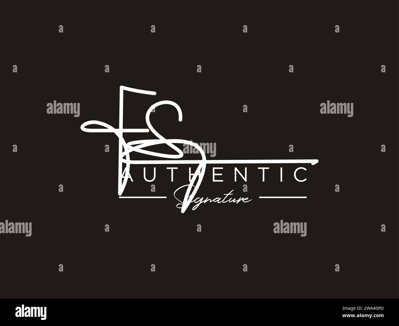Fs logo vector vectors hi-res stock photography and images - Alamy