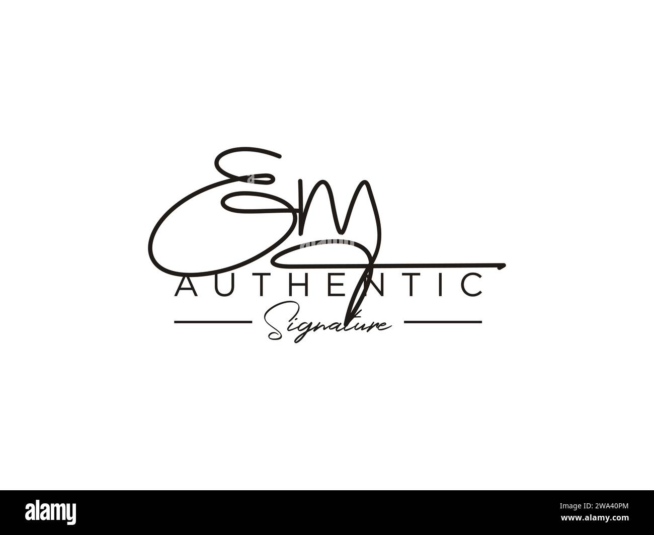 Em logo vector vectors hi-res stock photography and images - Alamy