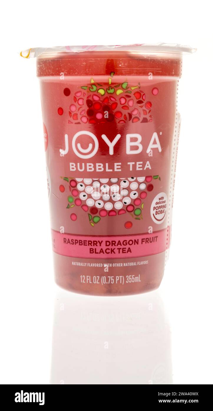 Winneconne, WI - 23 December 2023: A package of Joyba buttle tea ...