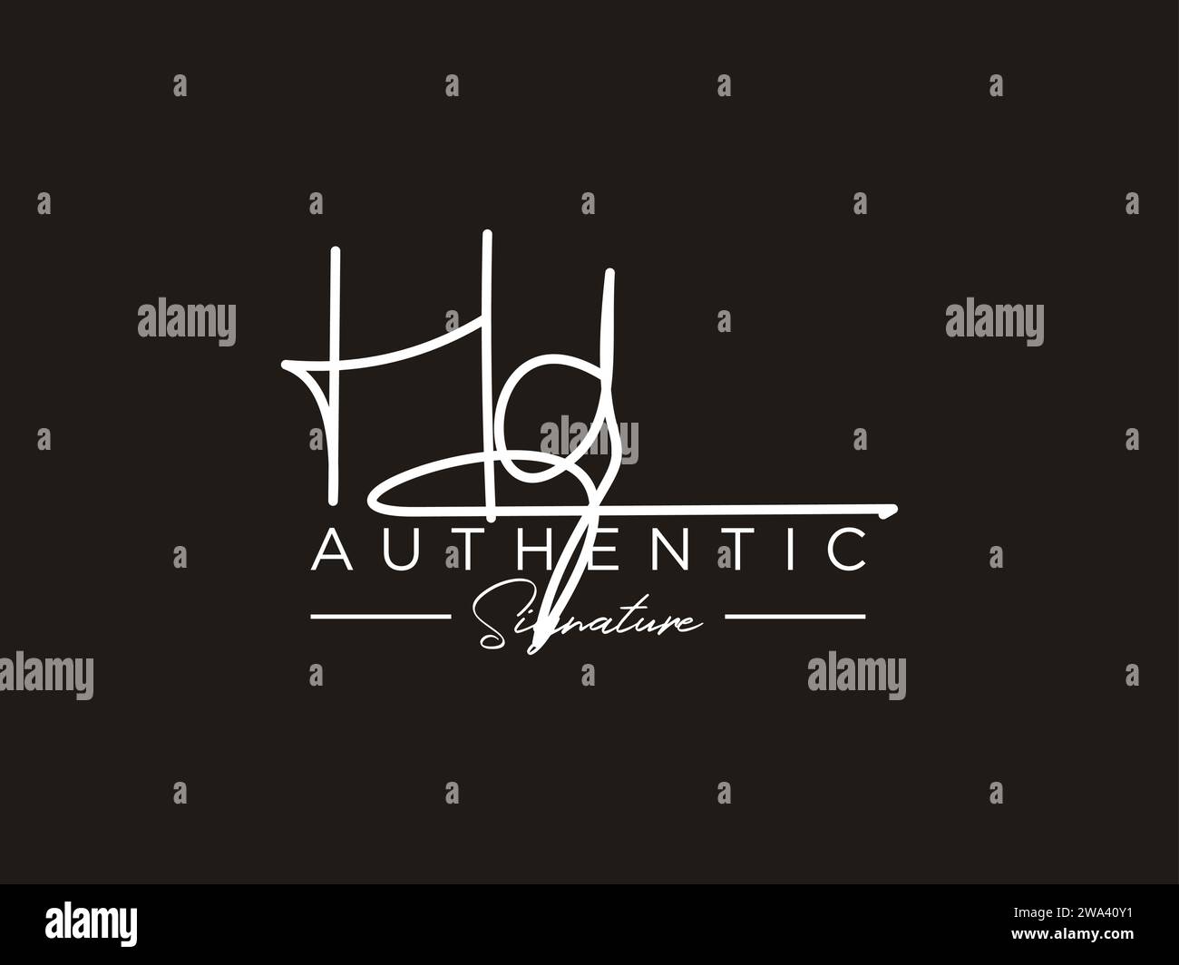 Hd handwriting logo vector hi-res stock photography and images - Alamy