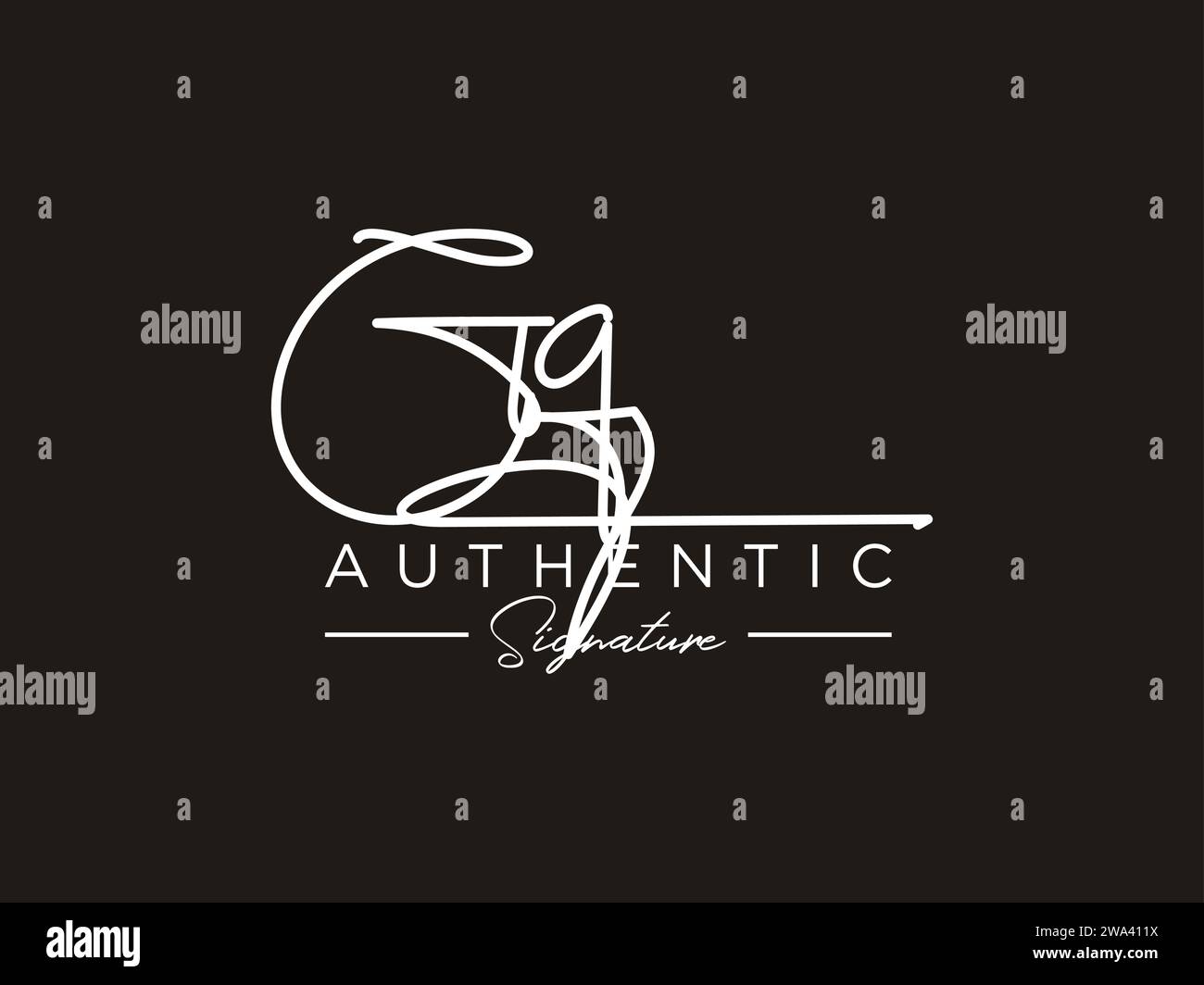 Letter gq vector vectors hi-res stock photography and images - Alamy