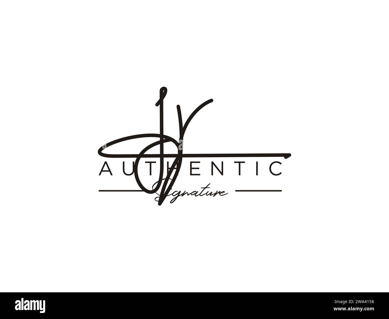 JR Signature Logo Template Vector Stock Vector Image & Art - Alamy