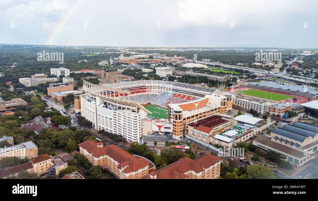 Austin, TX - October 27, 2023: Darrell K Royal Texas Memorial Stadium ...