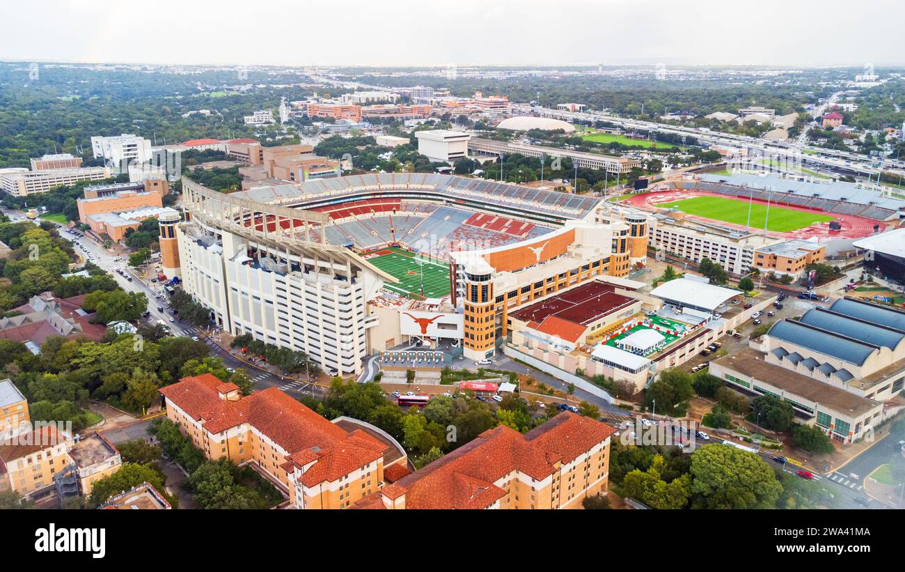 Austin, TX - October 27, 2023: Darrell K Royal Texas Memorial Stadium ...