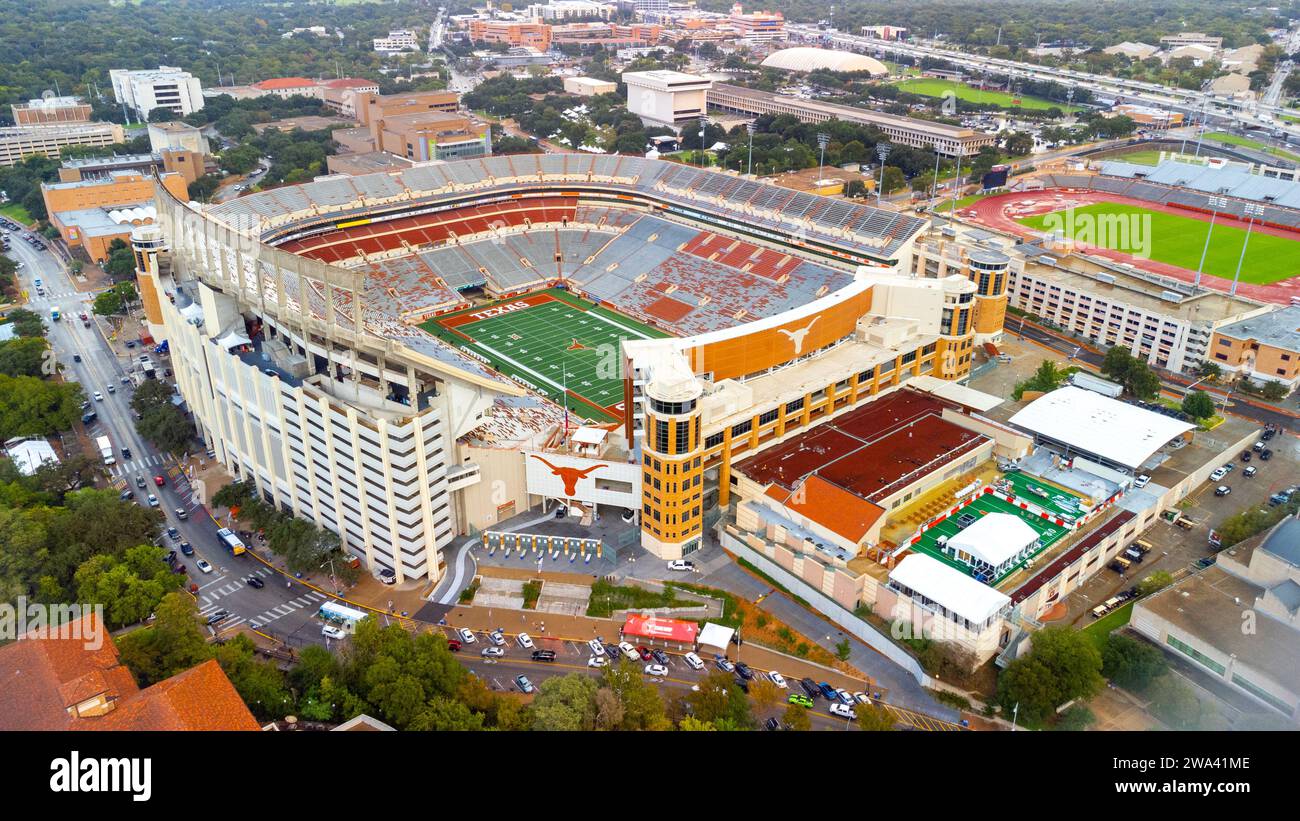 Austin, TX - October 27, 2023: Darrell K Royal Texas Memorial Stadium ...