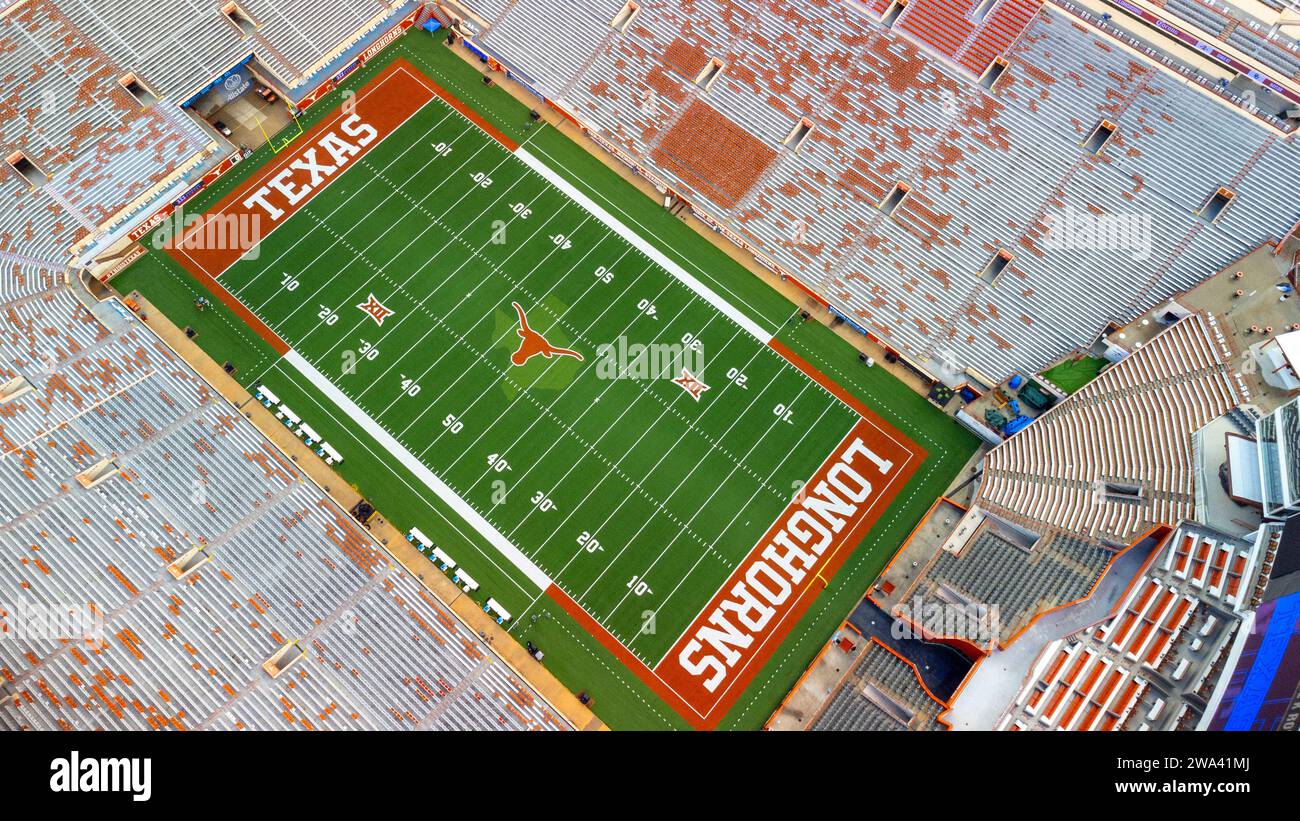 Austin, TX - October 27, 2023: Darrell K Royal Texas Memorial Stadium ...