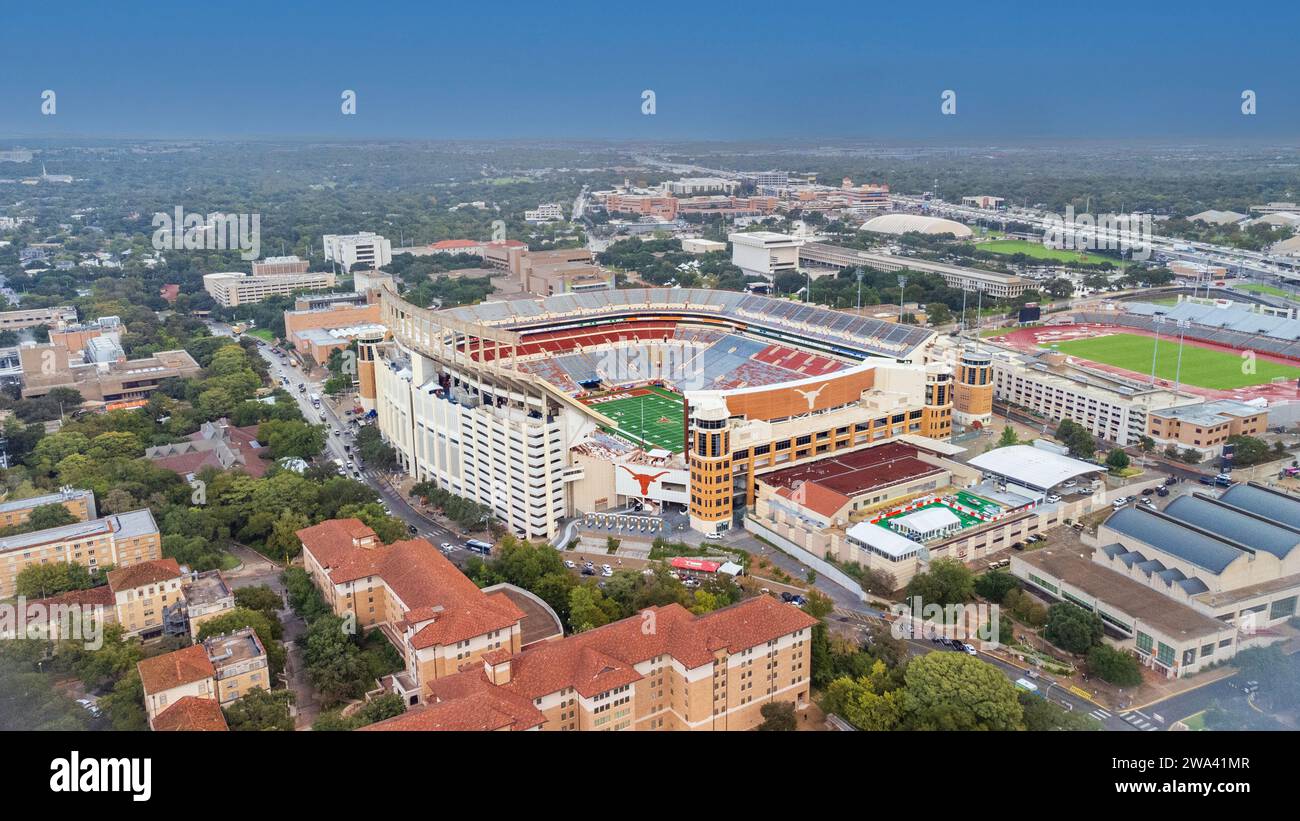 Austin, TX - October 27, 2023: Darrell K Royal Texas Memorial Stadium ...