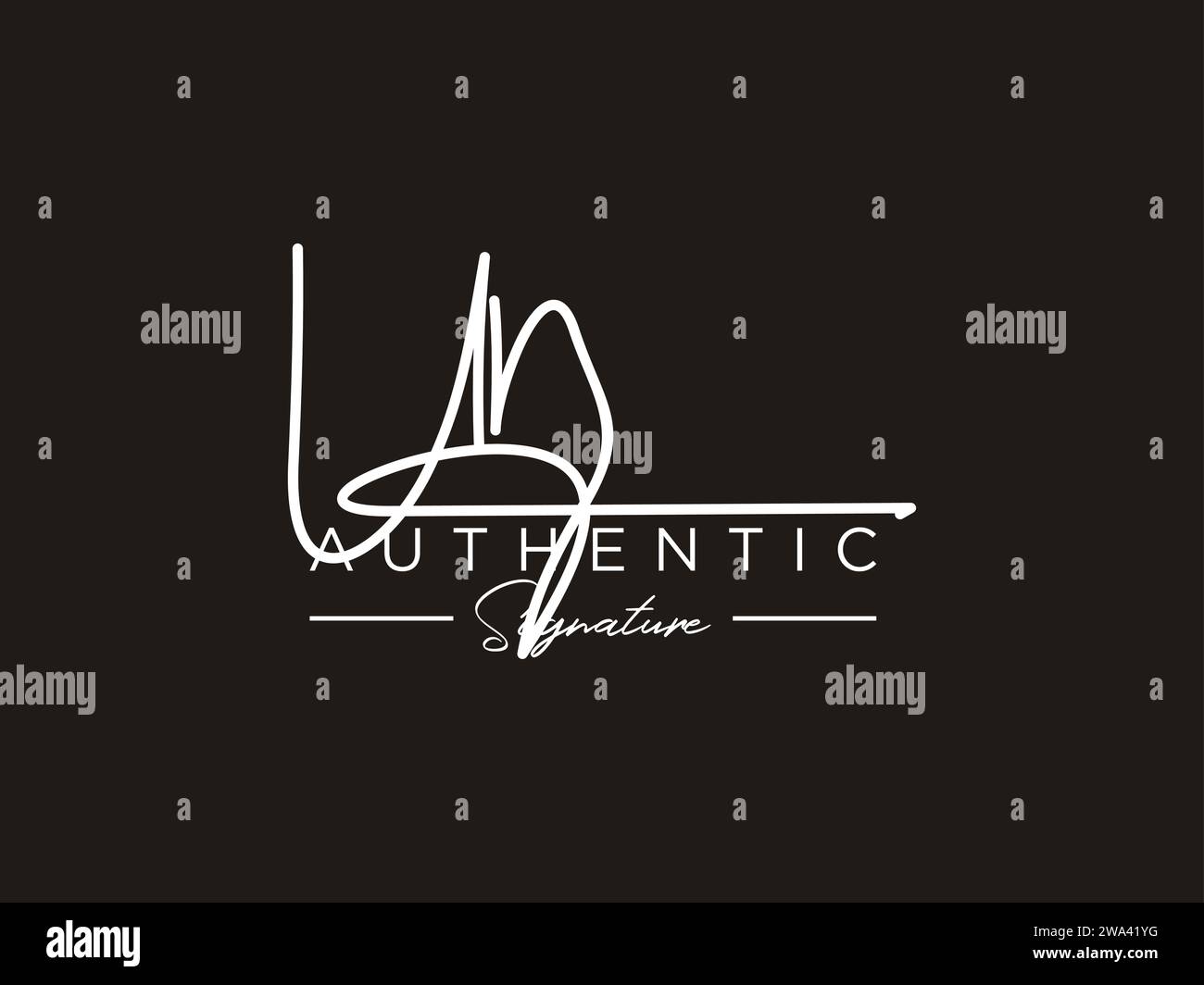 Un logo vector vectors hi-res stock photography and images - Alamy