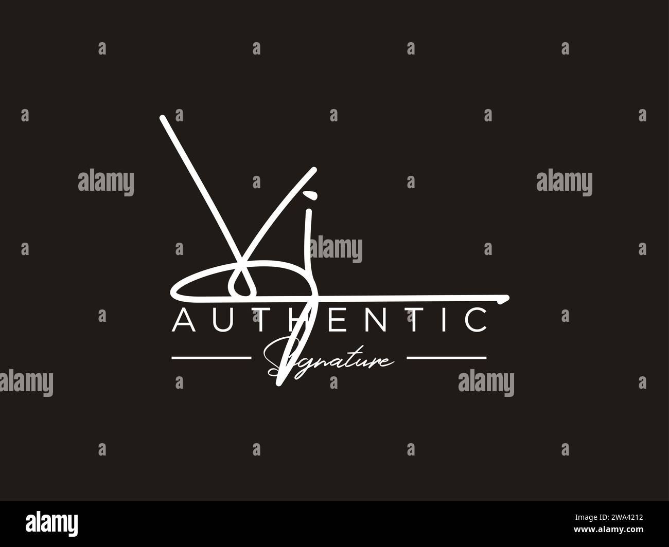 Vi logo vector vectors Stock Vector Images - Alamy