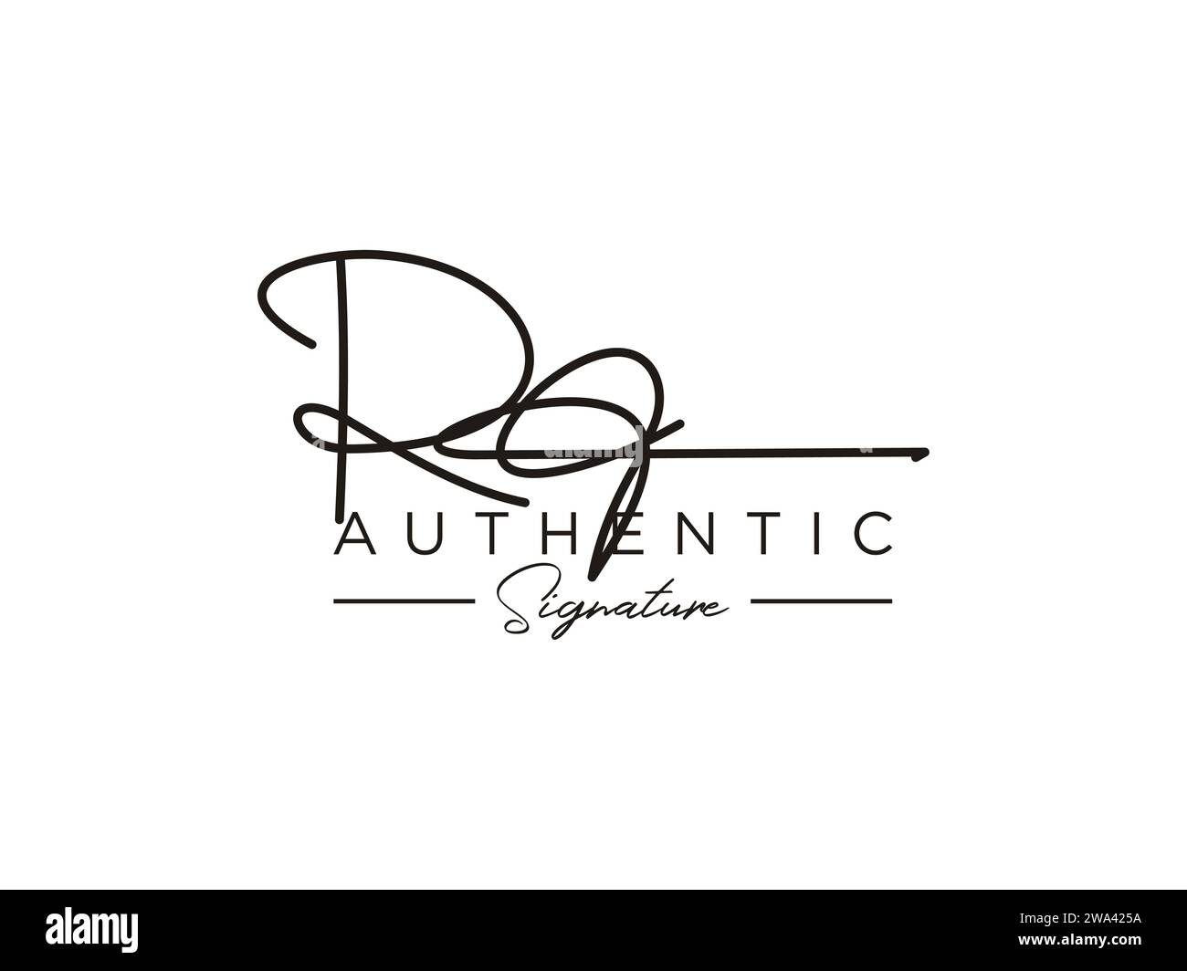 RO Signature Logo Template Vector Stock Vector Image & Art - Alamy