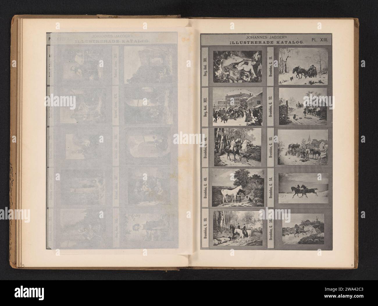 Photo production of ten paintings, Johannes Jaeger, after Gustaf ...